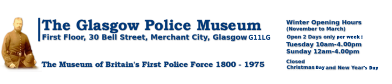 Glasgow Police Museum – The museum of Britain's first police force 1800 ...